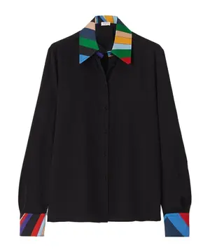 Emilio Pucci Printed Silk-crepe Shirt