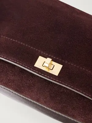 ANYA HINDMARCH Mortimer Suede Leather Bag