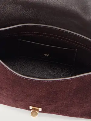 ANYA HINDMARCH Mortimer Suede Leather Bag