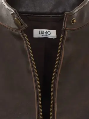 Liu Jo High-neck Slim-fit Motorcycle Jacket