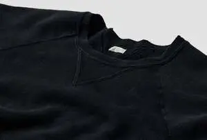 A.PRESSE Vintage-style Crewneck Sweatshirt