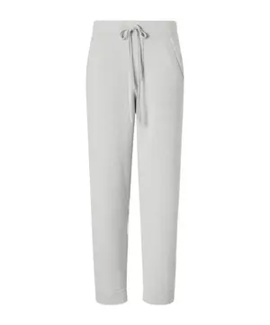 GOD'S TRUE CASHMERE Zinc Cashmere Straight-leg Drawstring Pants - No