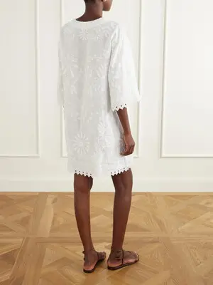ERES Embroidered Linen Dress