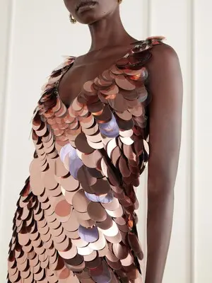 Rabanne Sequin-paneled Mini Dress