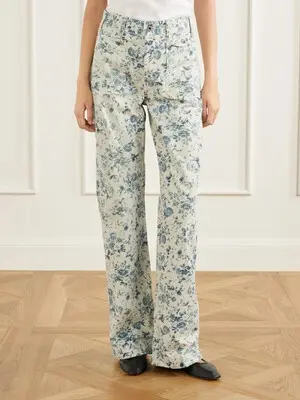 Ralph Lauren Vintage High-waisted Wide-leg Jeans