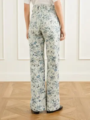 Ralph Lauren Vintage High-waisted Wide-leg Jeans
