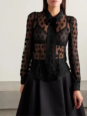 Ulla Johnson Sheer Mesh Top