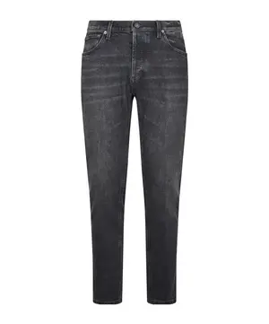 DONDUP Faded Tapered Jeans - Black