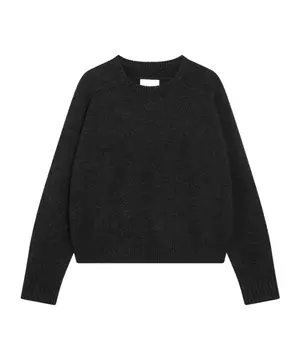 LOULOU DE SAISON Ribbed Crew Neck Sweater