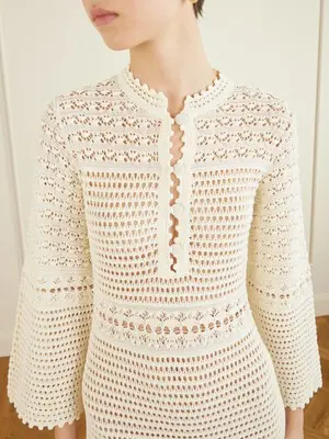 ERES Open-knit Maxi Dress
