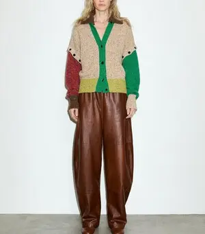 Max & Co. Leather Balloon Trousers