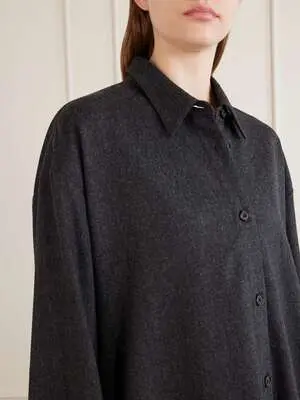 Khaite Goya Wool And Cashmere-blend Shirt