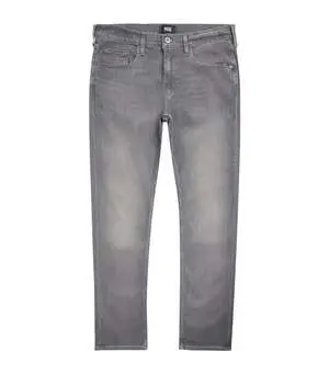 Paige Federal Slim-straight Jeans - Grey