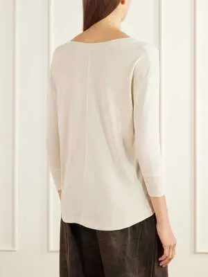 LAUREN MANOOGIAN Pima Cotton-jersey T-shirt