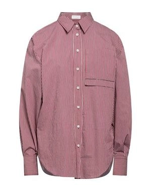 Brunello Cucinelli Shirt Burgundy Size Cotton, Polyamide - Red
