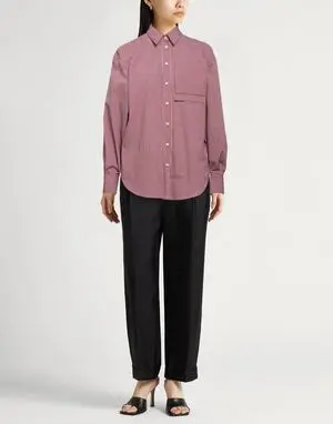 Brunello Cucinelli Shirt Burgundy Size Cotton, Polyamide