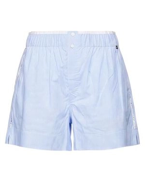 Liu Jo Shorts & Bermuda Shorts Size Cotton, Polyamide, Elastane - Blue