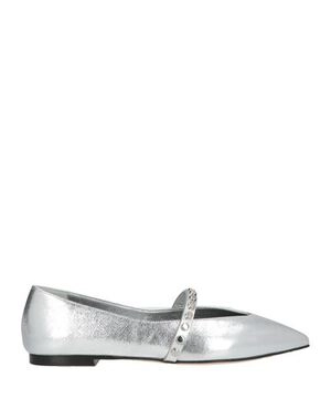 Alexander McQueen Ballet Flats Size Leather - Silver