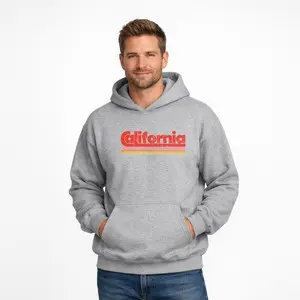 SIMPLY SAGE MARKET California Retro Stripes Hoodie - Graphite
