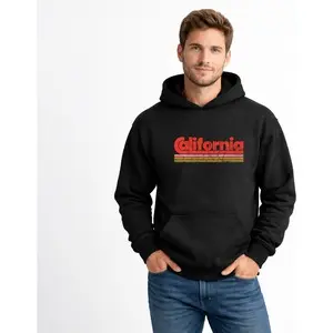 SIMPLY SAGE MARKET California Retro Stripes Hoodie - Midnight