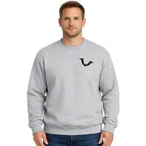 SIMPLY SAGE MARKET Spooky Graffiti Sweatshirt - Graphite