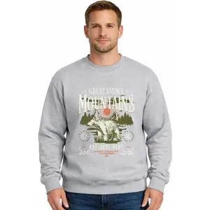 SIMPLY SAGE MARKET Great Smokey Mountains National Park Bear Sweatshirt - Graphite