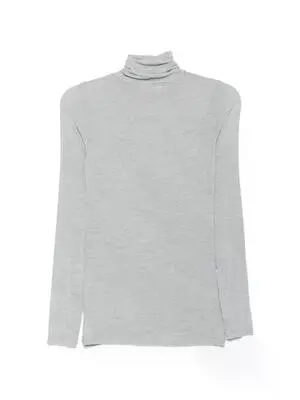 SOLOTRE Button-cuff Roll-neck Sweater