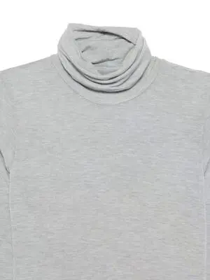 SOLOTRE Button-cuff Roll-neck Sweater