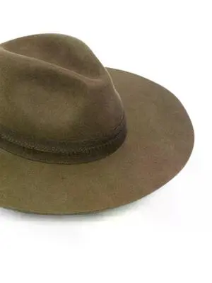 GOLDEN GOOSE Flat-brim Fedora Hat