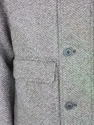 Herno Herringbone-pattern Wool Jacket