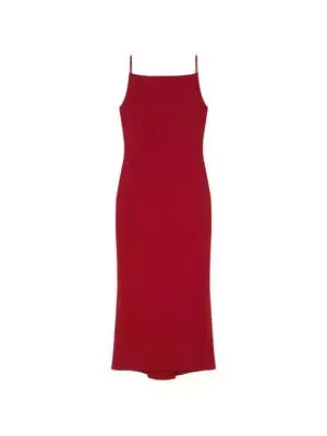 Givenchy Sliced Midi Dress In Crepe Cady