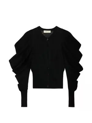 Blumarine Puff-sleeve Cardigan