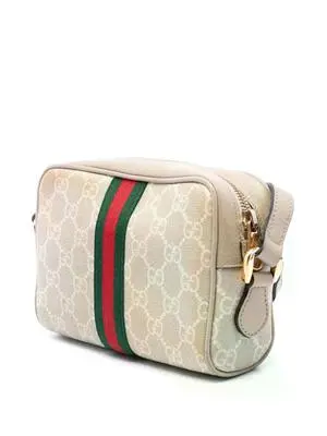 Gucci 2016-2026 Mini Gg Supreme Web Ophidia Crossbody Bag