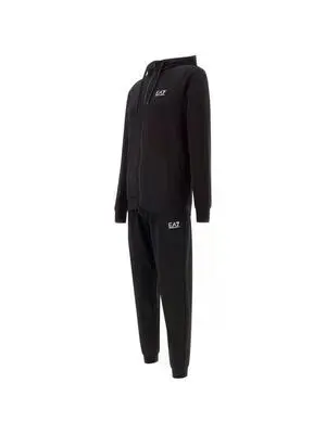 EA7 Logo-print Cotton Tracksuit