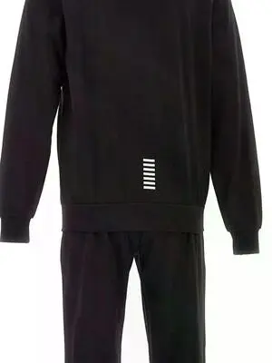 EA7 Logo-print Cotton Tracksuit