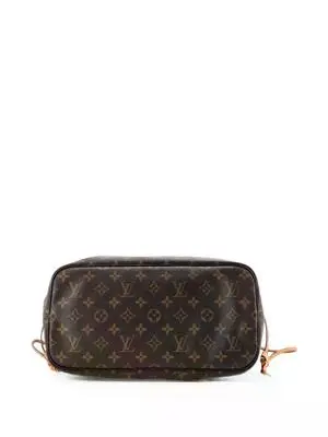 LOUIS VUITTON Neverfull Nm Monogram Canvas Mm Tote Bag - Brown