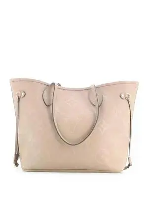 LOUIS VUITTON Neverfull Nm Monogram Empreinte Giant Mm Tote Bag - Neutrals