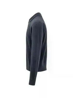 K-WAY Quarter-zip Polo-collar Sweater - Grey