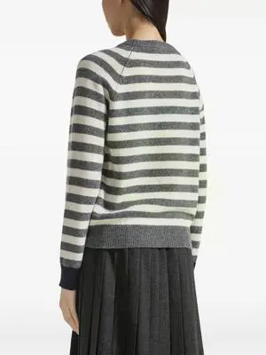 Seventy Striped Raglan-sleeve Sweater
