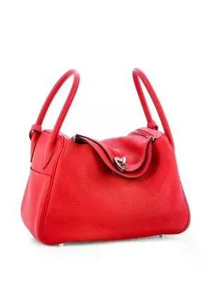 Hermès Lindy Bag Clemence 26 Shoulder Bag - Red