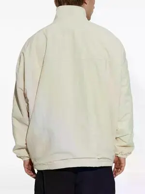 WILLY CHAVARRIA Quarter-zip Logo-patch Jacket