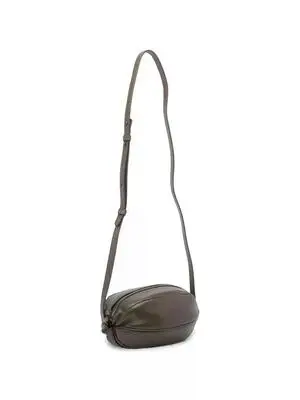 Hereu Boya Distressed Leather Shoulder Bag - Brown