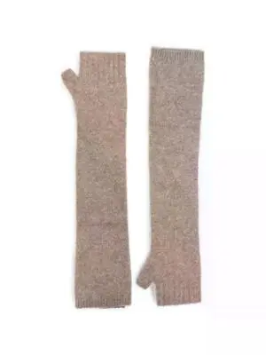 P.a.r.o.s.h Fine-knit Fingerless Gloves - Neutrals