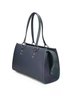 Lacoste Celys Medium Ring-detail Shoulder Bag - Blue