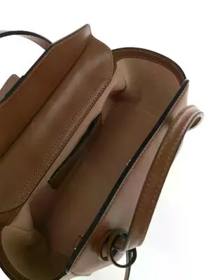 HIDESINS Small Flap Leather Tote Bag