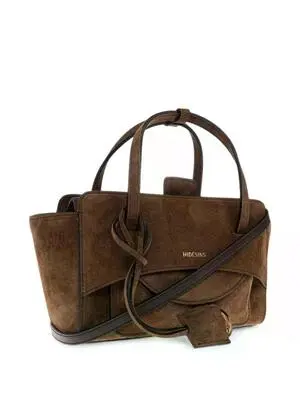 HIDESINS Small Flap Suede Tote Bag