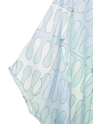 Emilio Pucci Iride-print Silk Kaftan