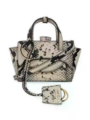 HIDESINS Xs Flap Snakeskin-effect Tote Bag