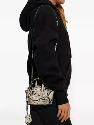 HIDESINS Xs Flap Snakeskin-effect Tote Bag