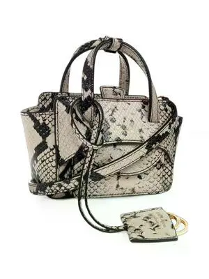HIDESINS Xs Flap Snakeskin-effect Tote Bag